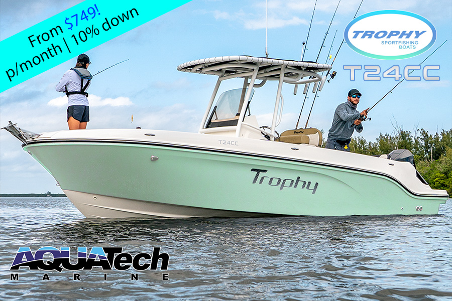 2023 Trophy T24CC For Sale - Deck Boats | Aqua Tech Marine, Palm Bay, FL