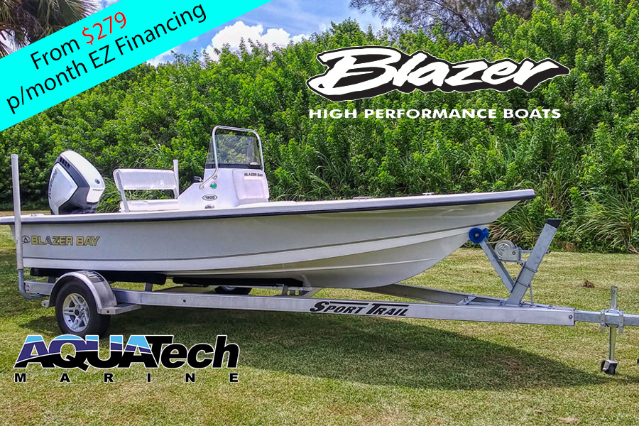 2019 Blazer Bay 1900 For Sale - Bay Boats | Aqua Tech Marine, Palm Bay, FL