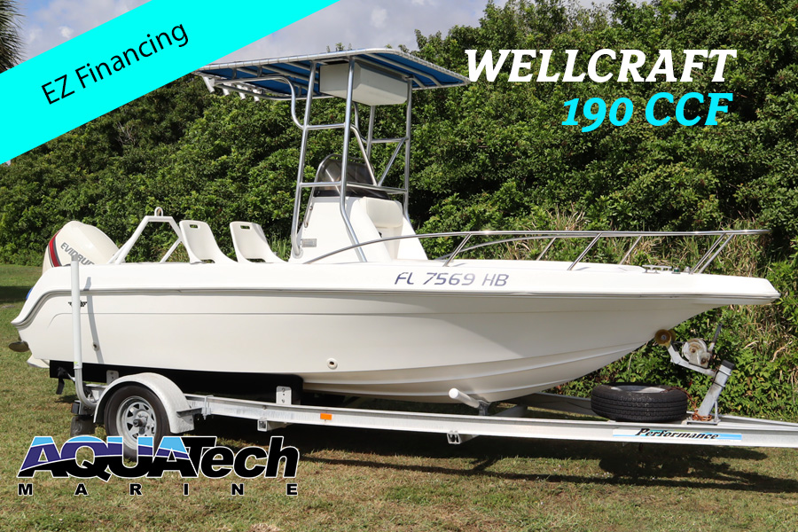 1995 Wellcraft 190 CCF with 2017 Evinrude ETEC 115HP For Sale | Aqua ...